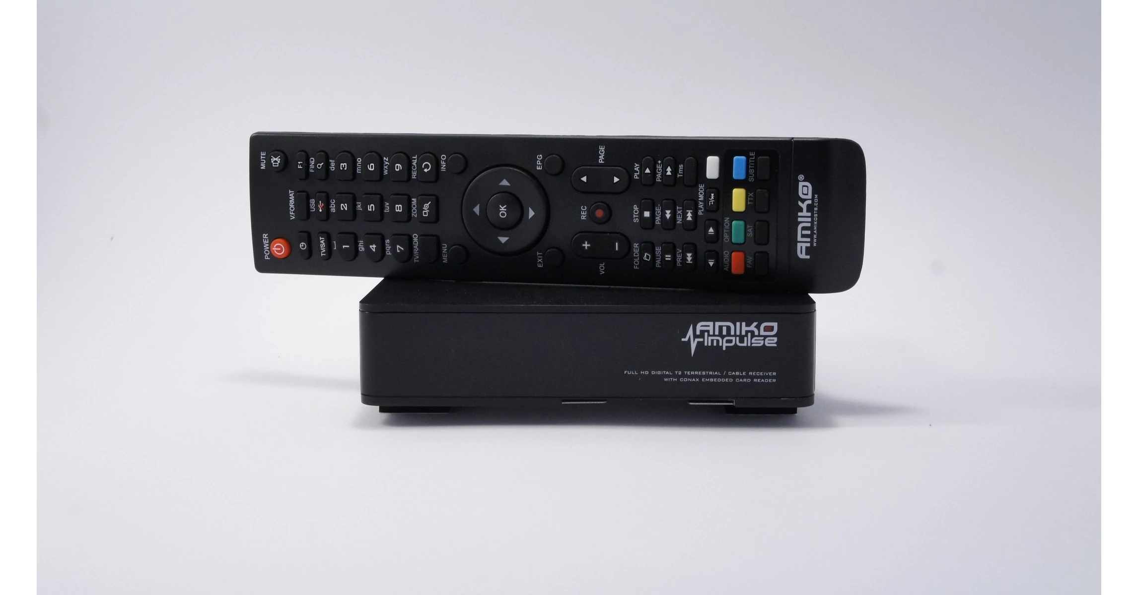 Amiko Impulse T2/C HD mindigTV és kábel szabadon fogható digitális ...